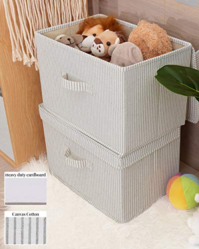 StorageWorks 3-Pack Storage Baskets for Shelves + 2-Pack Decorative Storage Boxes