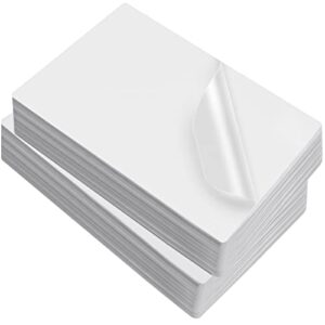 400 pack 5.3 x 7.4 inch thermal laminating pouches 3 mil clear laminating sheets plastic laminating paper hot glossy laminator pouches office laminating supplies for letter photo card id badge