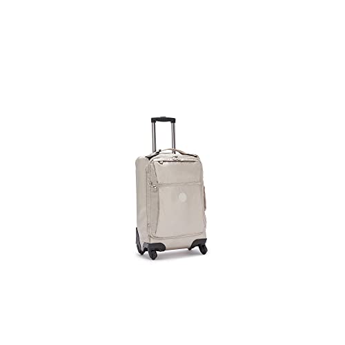 Kipling Womens WomenÂ’s Darcey Small 22-inch Softside Carry-on Rolling Luggage, Nylon, 360 Degree Spinning Wheeled Luggage, Metallic Glow, 13.75 L x 21.75 H 8 D US