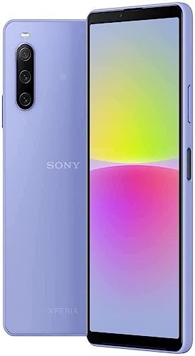 Sony Xperia 10 IV Dual SIM 128GB ROM + 6GB RAM (GSM only | No CDMA) Factory Unlocked 5G Smartphone (Lavender) - International Version