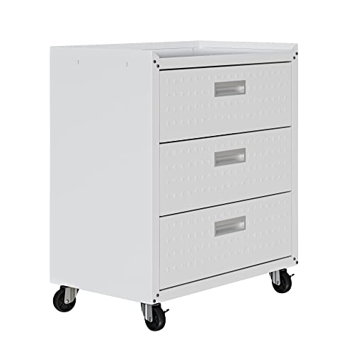 Manhattan Comfort Fortress Storage Units, White