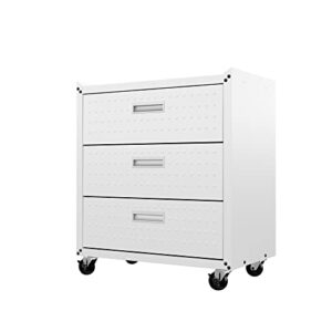 Manhattan Comfort Fortress Storage Units, White