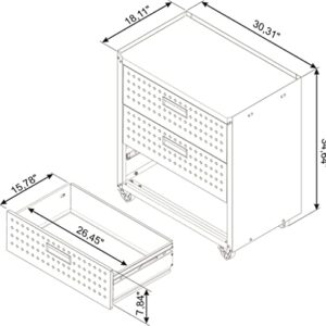 Manhattan Comfort Fortress Storage Units, White