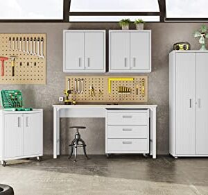 Manhattan Comfort Fortress Storage Units, White