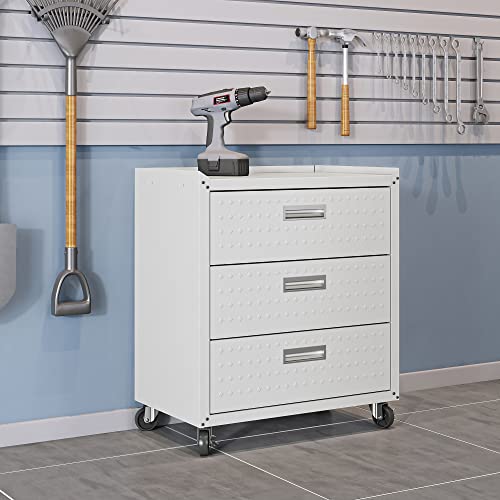 Manhattan Comfort Fortress Storage Units, White