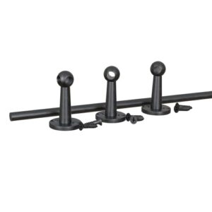 Gallery Rail - 6mm x 36"L - Flat Black