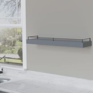 Gallery Rail - 6mm x 36"L - Flat Black