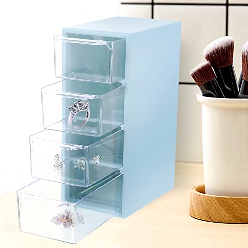 Cabilock Desktop Organizer Jewelry Storage Box Multi Layer Storage Container Desktop Storage Holder Storage Drawers