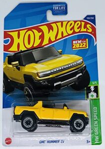 hot wheels 2022 - gmc hummer ev - hw green speed 3/5 [yellow] 130/250