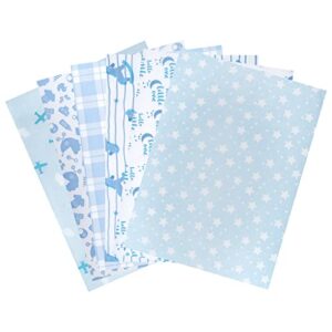 RUSPEPA Wrapping Tissue Paper - Blue Baby Boy Design Tissue Paper Bulk for Gift Wrap, Art Crafts, DIY, Pack Bags, Birthday, Baby Shower and More - 13.7 x 19.6 inches - 90 Sheets