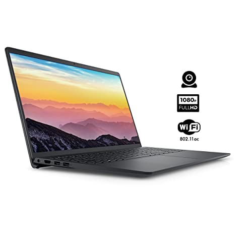 Dell Inspiron 15 3000 Series 3511 Laptop, 15.6" FHD Touchscreen, Intel Core i5-1035G1, 16GB DDR4 RAM, 512GB PCIe SSD, SD Card Reader, Webcam, HDMI, Wi-Fi, Windows 11 Home, Black