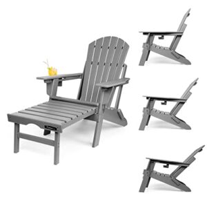 adjustable backrest adirondack chair,folding adirondack chairs,plastic adirondack chairs with ottoman,weather resistant adirondack chair, fire pit chairs with cup holder,resin adirondack chairs