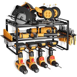 jane eyre power tool organizer - tool organizer holder wall mount power tool storage drill rack.