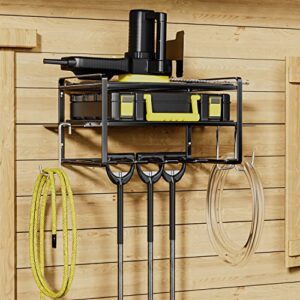 JANE EYRE Power Tool Organizer - Tool Organizer Holder Wall Mount Power Tool Storage Drill Rack.