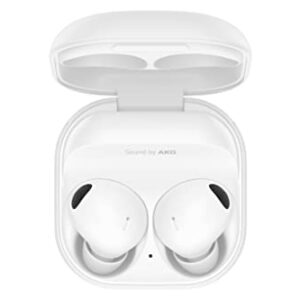 SAMSUNG Galaxy Buds 2 Pro True Wireless Bluetooth Earbuds w/ Noise Cancelling, Hi-Fi Sound, 360 Audio, Comfort Ear Fit, HD Voice, Conversation Mode, IPX7 Water Resistant, US Version, White (Pack of 1)