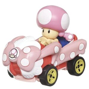 Hot Wheels Mario Kart Toadette with Birthday Girl Kart