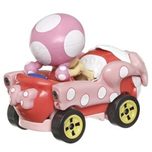 Hot Wheels Mario Kart Toadette with Birthday Girl Kart