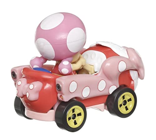 Hot Wheels Mario Kart Toadette with Birthday Girl Kart