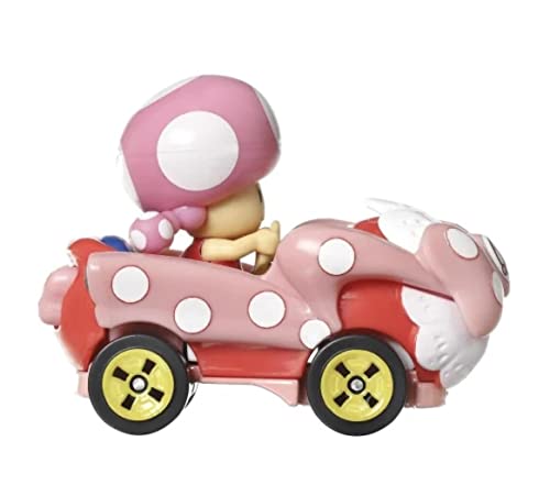 Hot Wheels Mario Kart Toadette with Birthday Girl Kart