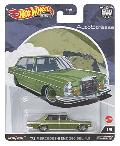 Hot Wheels '72 Mercedes Benz 280 SEL 4.5, Auto Strasse