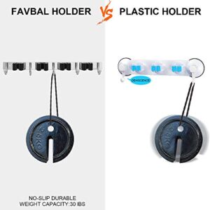 Favbal Wall Mounted Broom Mop Holder