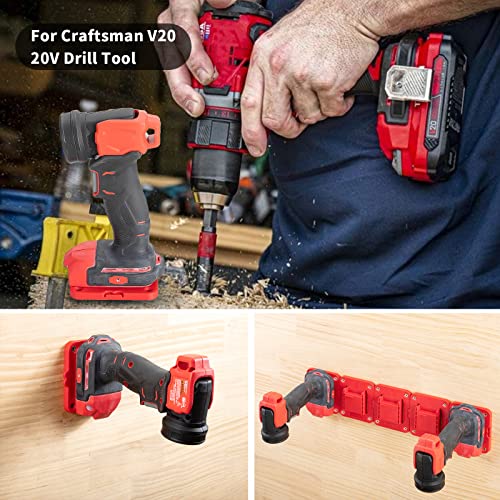 Tool Holder Mount for Craftsman V20 20V Drill Tool Hanger Power Tool Storage -5 Pack