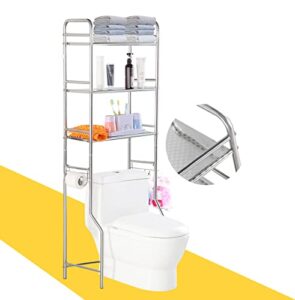 susunnus over the toilet storage 3 tier,over the toilet shelf,over toilet bathroom organizer,over toilet shelf,stainless steel,over washer and dryer shelves,bathroom shelves over toilet