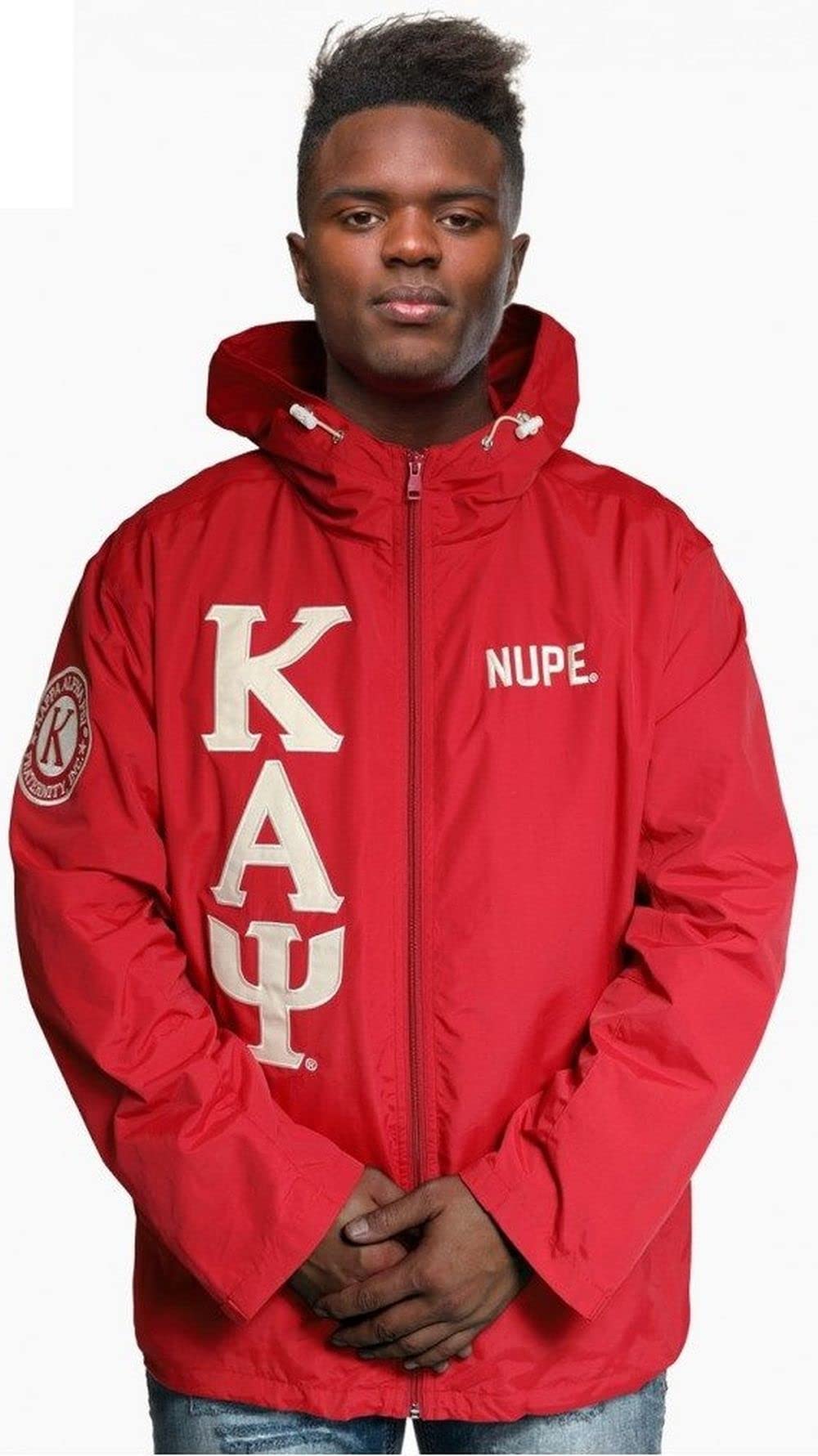 Kappa Alpha Psi M7 Windbreaker Jacket [5XL] Crimson Red