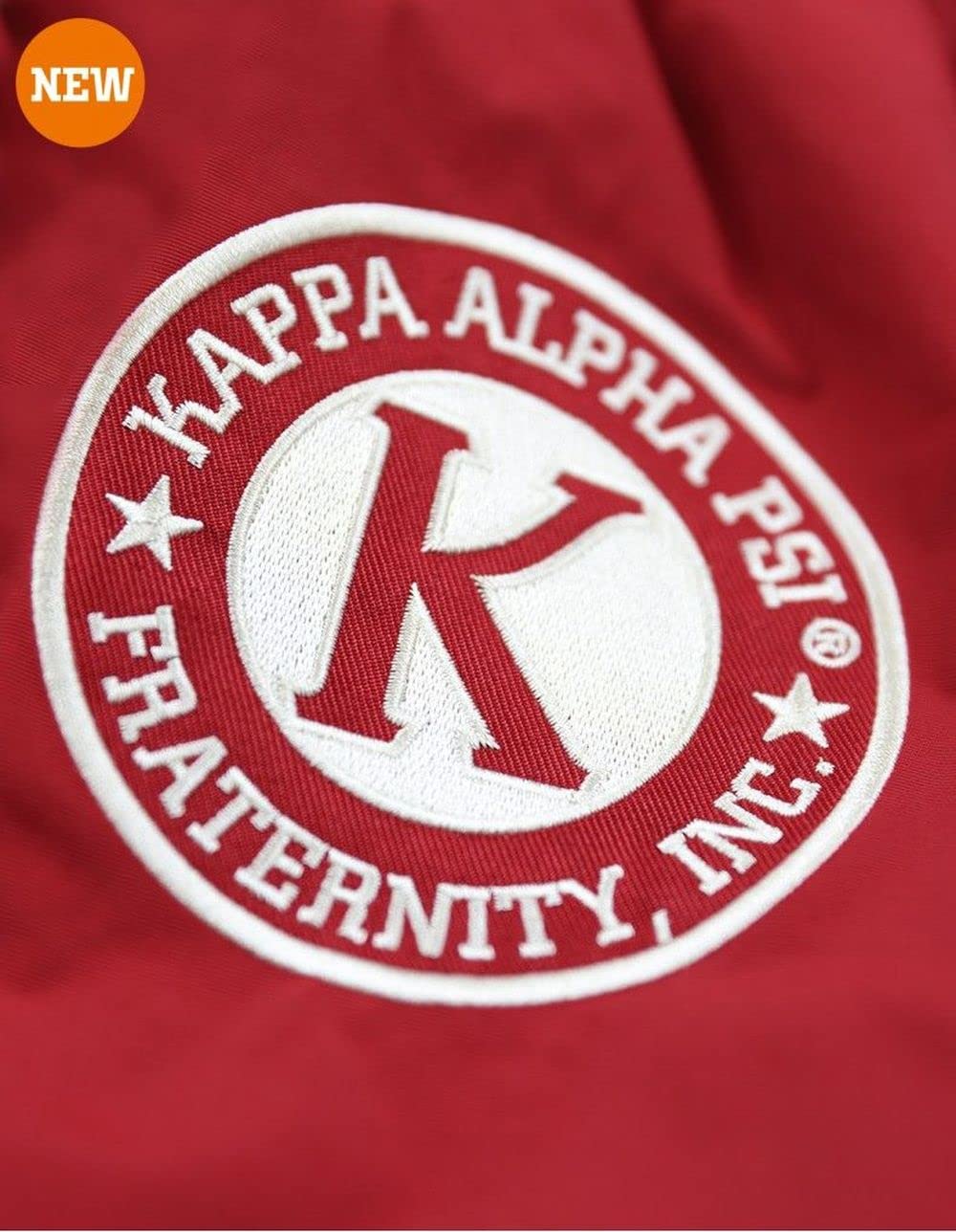 Kappa Alpha Psi M7 Windbreaker Jacket [5XL] Crimson Red