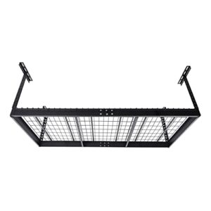 abn garage shelving ceiling mounted storage racks - 3x6ft ceiling garage storage system for totes decorations and more