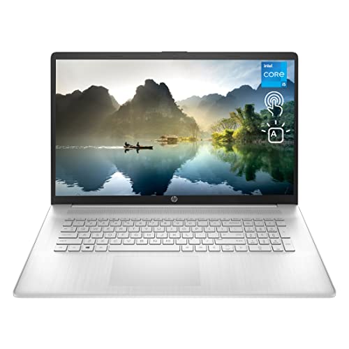 HP Newest 17t Laptop, 17.3" HD+ Touchscreen, Intel Core i5-1135G7, 16GB RAM, 1TB SSD, Webcam, HDMI, Backlit KB, Wi-Fi 6, Windows 11 Home, Silver