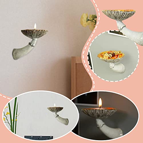 Aozhen Floating Floating Whimsical Mushrooms Living Wall For Bedroom Shelves Hanging Resin Crafts Mounted Shelf Shelf Decoration Wall Room More And Bathroom Simple Human Drying Rack