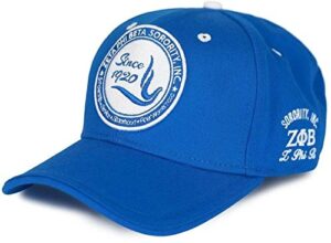 zeta phi beta cap 1920 blue