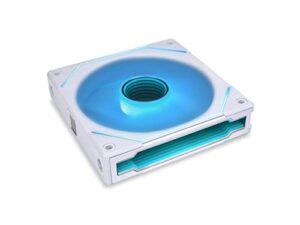 lian li uni fan sl-inf 120 rgb infinity mirror argb fan 120mm white 1-pack