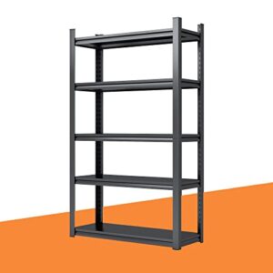 garage shelving,78" garage storage shelves heavy duty garage shelf,adjustable metal shelf storage units,heavy duty shelves for storage,metal shelves rack warehouse industrial storage 47.2*18*78 inch