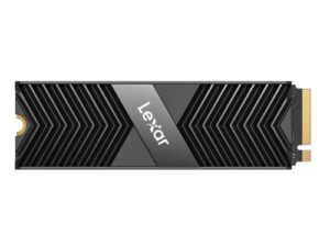 lexar professional 2tb nm800 pro with heatsink m.2 2280 pcie gen4x4 nvme ssd, read speeds up to 7500mb/s, for gamers and creators (lnm800p002t-rn8ng) solid state drive