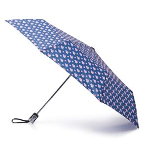 laura ashley unisex compact travel auto open close foldable umbrella floral