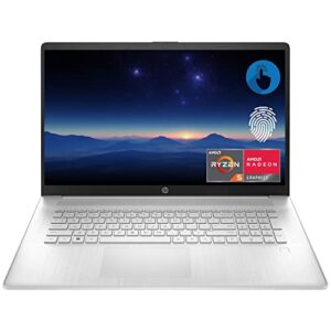 hp 17 laptop, 17.3" hd+ touchscreen, amd ryzen 5 5625u, 16gb ddr4 ram, 1tb pcie ssd, wi-fi, backlit keyboard, fingerprint reader, hdmi, windows 11 home, silver¡­