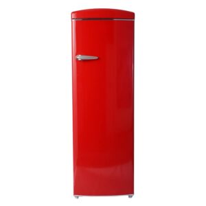 Conserv 24 inch Frost Free Retro Refrigerator-Freezer Set (Red)