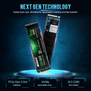 INLAND QN322 1TB NVME M.2 2280 PCIe Gen 3.0x4 3D NAND SSD Internal Solid State Drive, PCIe Express 3.1 and NVMe 1.4 Compatible (500 GB)