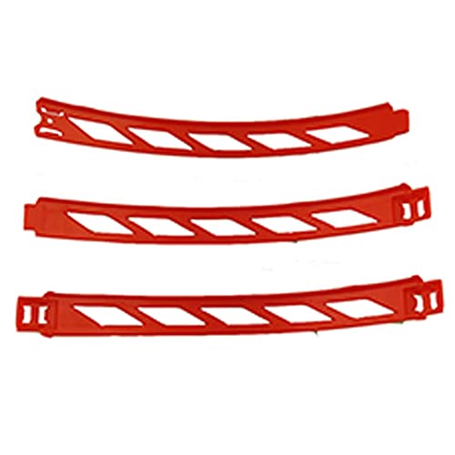 Replacement Parts for Hot Wheels Playset GLC96 - Track Builder Unlimited Triple Loop Kit ~ Replacement 3 Red Track Loops ~ A1 A2 & A3