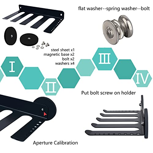 MUTUACTOR Power Tool Organizers and Storage Drill Tools Holder Magnetic Mount,Heavy Duty Magnetic Tool Holder,Utility Storage Rack for Garage,Warehouse,Clearance,Hand Tools,Workshop,Shed