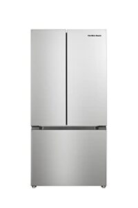 hamilton beach hbf1662 french door full size counter depth refrigerator with freezer drawer, 16.6 cu ft, stainless