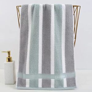 LRUUIDDE Hand Towels for Bathroom Set of 2, 100% Cotton Bath Hand Towels, Face Towels, Highly Absorbent Soft Luxury Hand Towel Decorative for Bathroom,14 x 30 Inch (Gray)