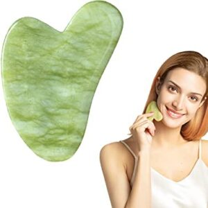 b pure Jade Facial Massage Asian Gua Sha Beauty Tool - Toning, Massage, Wrinkles