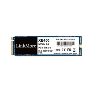 linkmore xe400 2tb m.2 2280 pcie gen 4x4 nvme 1.4 internal ssd, ps5 compatible, solid state drive, up to 4650mb/s for latop and pc