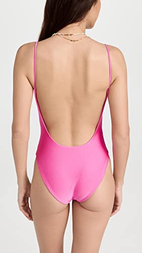 JADE Swim Women's Trophy One Piece, Azalea Sheen, Pink, S