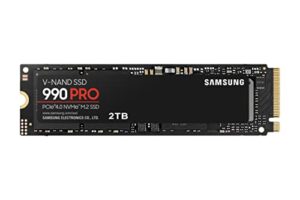 samsung 990 pro series - 2tb pcie gen4. x4 nvme 2.0c - m.2 internal ssd (mz-v9p2t0b/am)