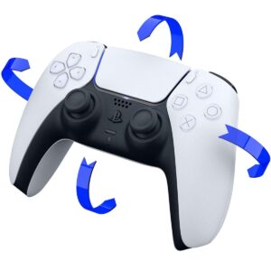 Mytrix Customized Controller with 2 Remappable Paddles for PlayStation 5 (PS5), Programmable Back Buttons with Fast Turbo Auto-Fire, 3 Setup Saving Slots Onboard Switch - White, with COD Vanguard Disc