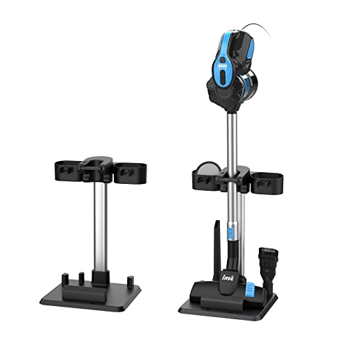 INSE Vacuum Storage Stand, Vacuum Cleaner Stand with Accessory Holders, Universal Vacuum Stand for Stick Vacuum Cleaner